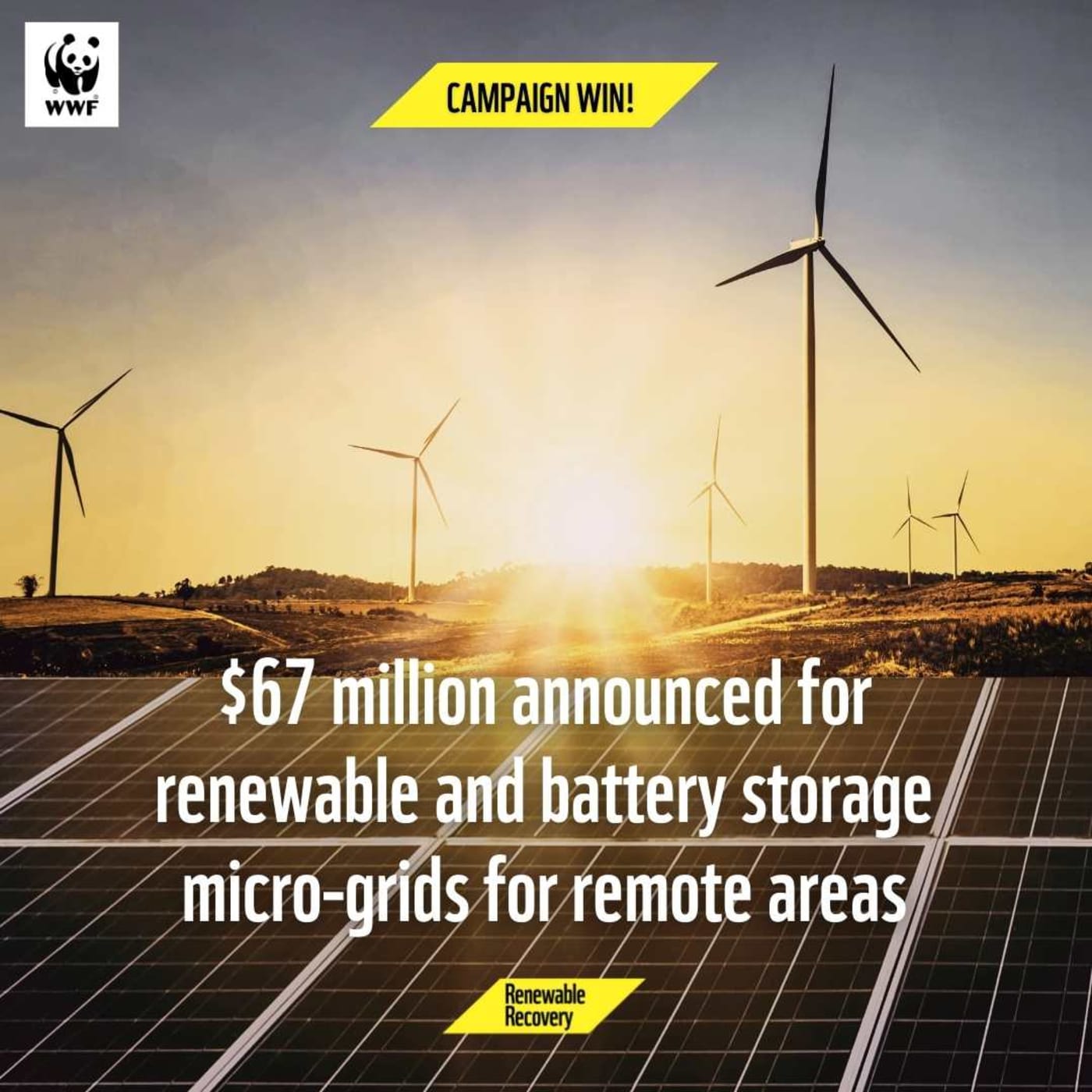 Renewable Recovery wins worth celebrating - WWF-Australia | Renewable ...