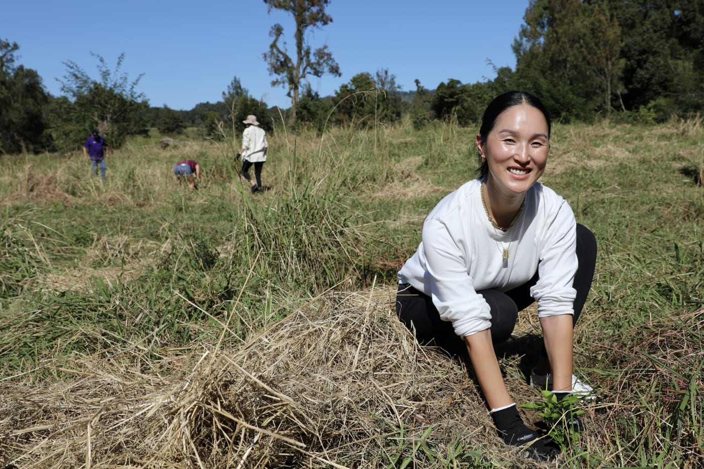 WWF partners Nicole Warne and Victoria Lee help out to save koalas ...