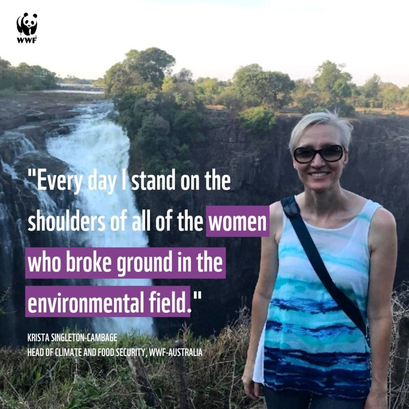 Inspiring women saving the world – WWF-Australia | Inspiring women ...